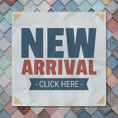 Placeit - Banner Design Generator for Announcing a New Arrival