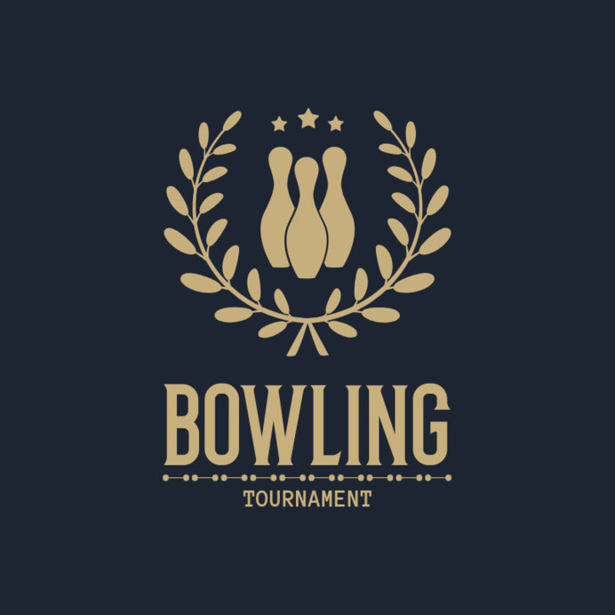 bowling logo design