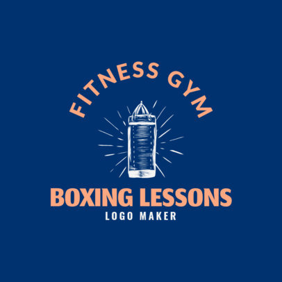 Placeit - Online Boxing Logo maker for Fitness Gym
