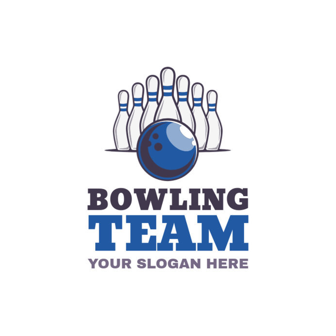 bowling logo design