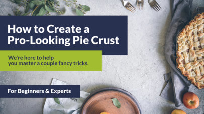 Placeit - YouTube Thumbnail Design Template for a Recipe YouTube Channel