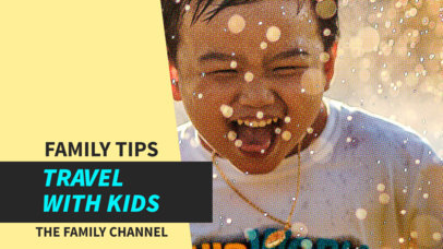 Placeit - YouTube Thumbnail Maker for a Family with Kids YouTube Channel