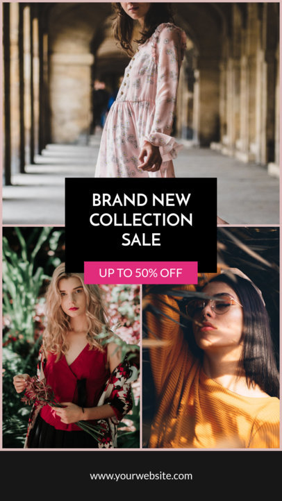 Placeit - Instagram Story Template for a Clothing Page