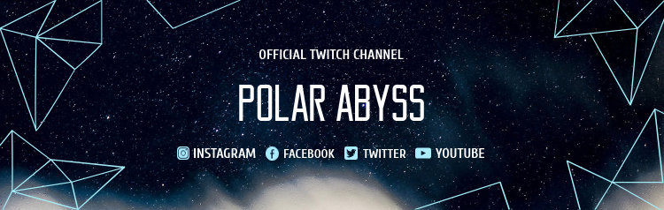 Placeit - Twitch Banner Creator with Space Background and Polygons