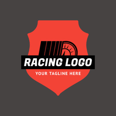 Placeit - Minimalistic Racing Logo Template