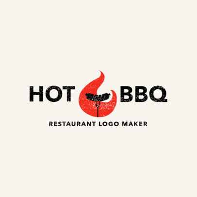 Placeit - Restaurant Logo Template for a BBQ Place