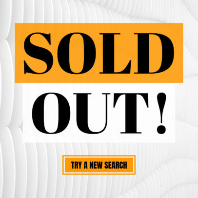 Placeit - Ad Banner Maker for a Sold Out Sign