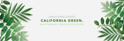 Placeit - Simple Twitter Header Maker with Plants Graphics