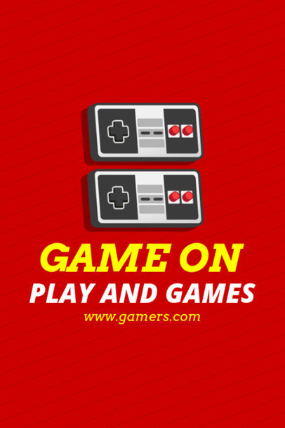Placeit Pinterest Pin Maker With Gaming Joysticks