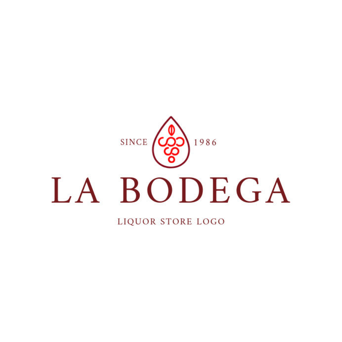 Placeit - Elegant Liquor Store Logo Design Template