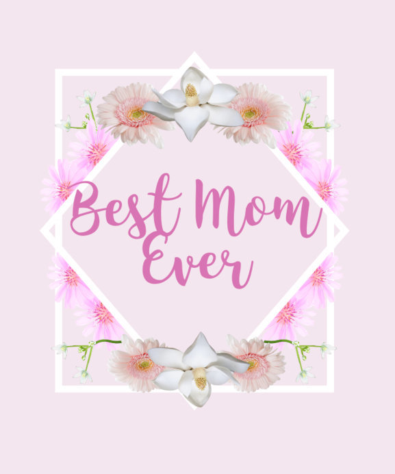 Placeit Adorable Mother S Day T Shirt Design Template