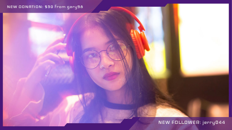 Placeit - OBS Webcam Frame with Modern Border