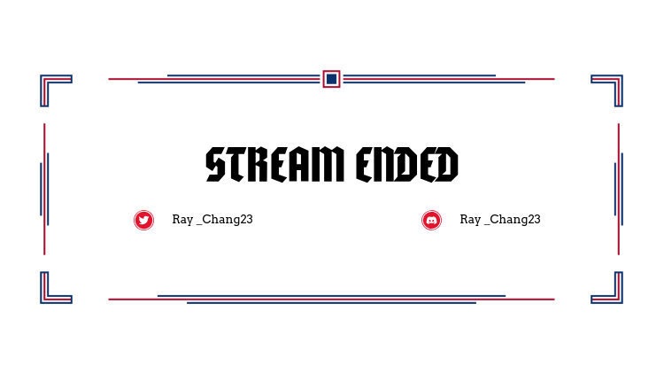 Placeit - Twitch Overlay Design Template for an Ending Screen