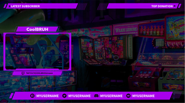 Placeit - Twitch OBS Overlay Maker with Webcam Frame
