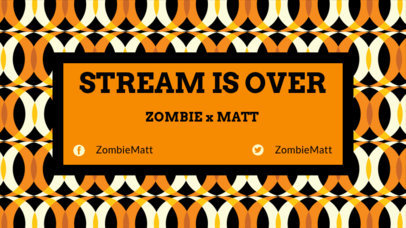 Placeit - Overlay Template for a Twitch End Screen