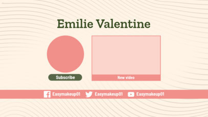 Placeit - Retro-Styled YouTube End Card Template
