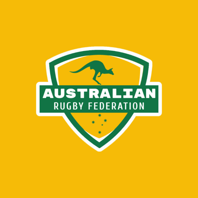 Placeit - Rugby Logo Design Template with a Badge