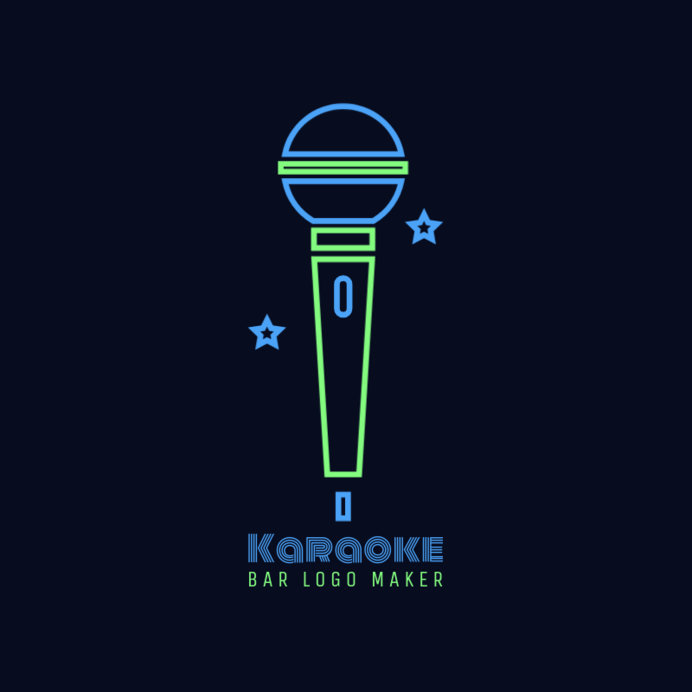 Placeit - Karaoke Bar Logo Maker