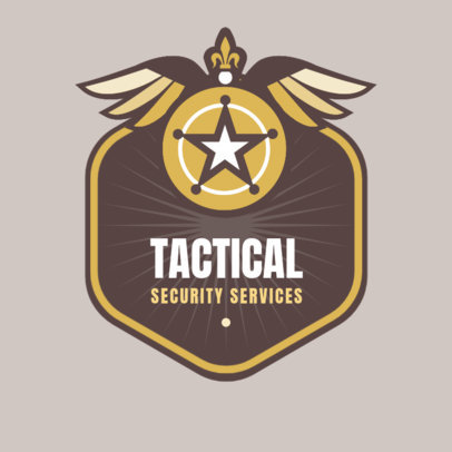 Placeit - Professional Logo Maker for a Tactical Security Service Company