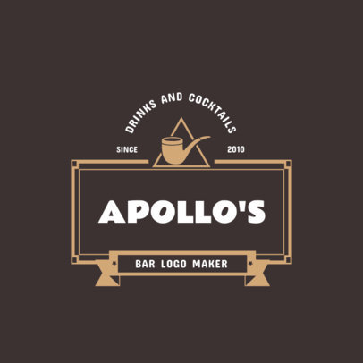 Placeit - Classy Logo Template for Bars
