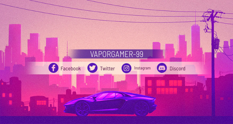 Placeit - Retrowave Aesthetic Twitch Banner Maker