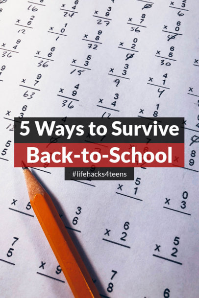 Placeit - Pinterest Pin Maker for a Back-To-School Post