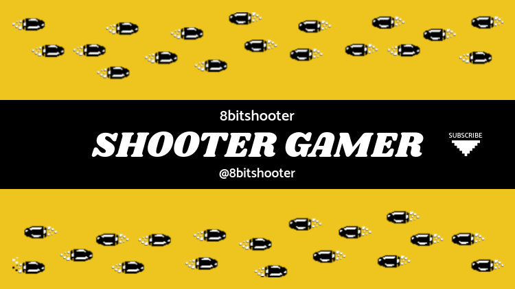 Placeit - 8-Bit YouTube Banner Generator for a Retro Gaming Channel