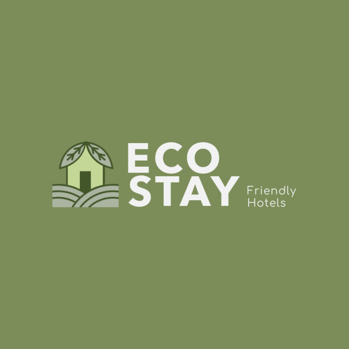 Placeit - Logo Template for an Eco-Friendly Hotel