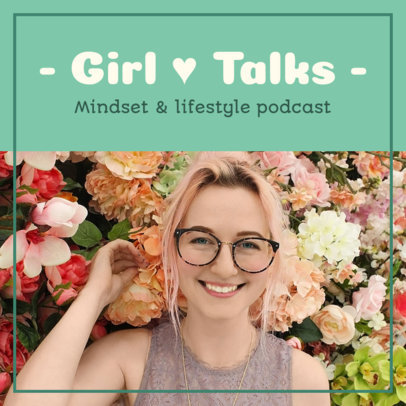 Placeit - Podcast Cover Maker for Girl Talk Shows