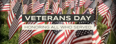 Placeit - Facebook Cover Template to Celebrate Veterans Day