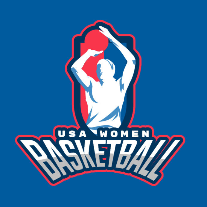 Placeit - Sports Logo Generator for a Women's Basketball League