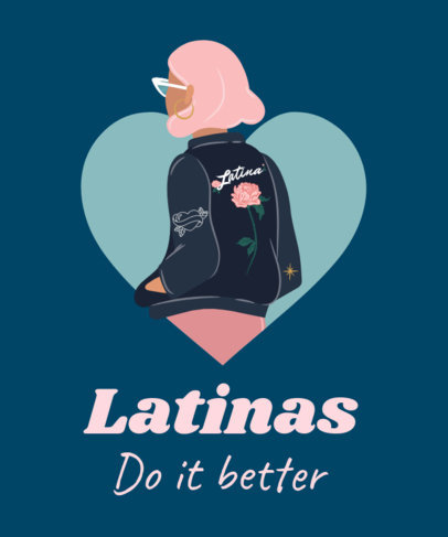 Placeit - Latina-Styled T-Shirt Design Creator with Illustrations
