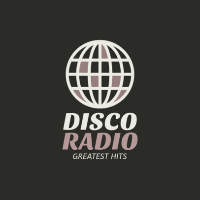 Placeit - Retro-Styled Logo Design Maker for a Greatest Hits Podcast