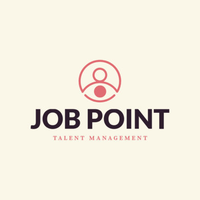 Placeit - Talent Management Logo Template for HR Agencies