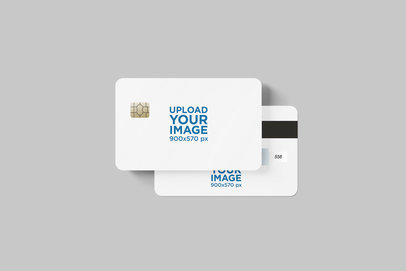 Placeit - Credit Card Mockup with a Customizable Background