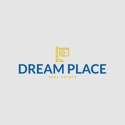 Placeit - Logo Template for a Real Estate Business