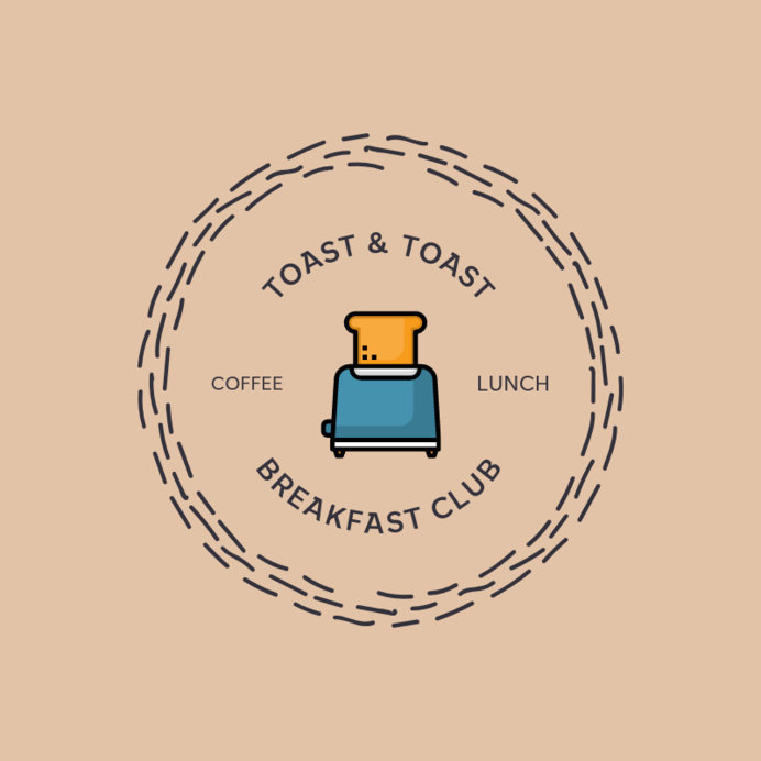 Placeit - Logo Design Maker for a Breakfast Club Restaurant