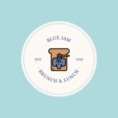 Placeit - Logo Template for Brunch and Lunch Restaurants