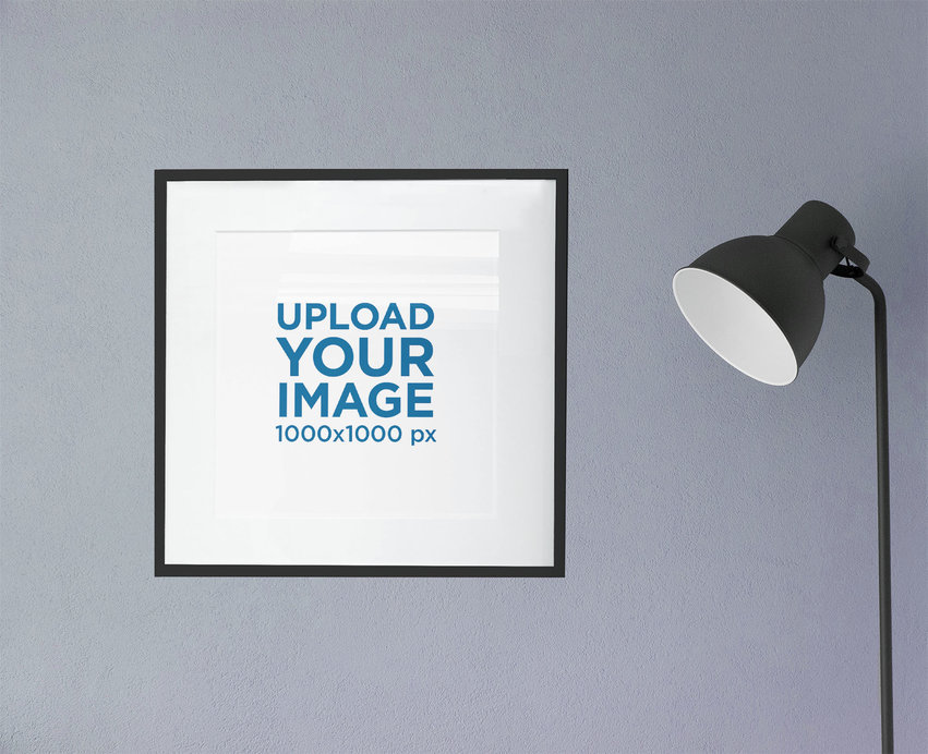 square poster frame mockup