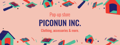 Placeit - Facebook Cover Template Featuring Pet Toys and Accessories ...