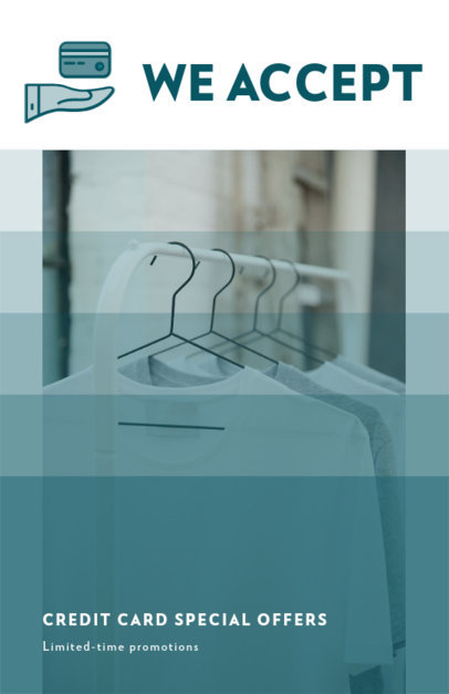 Placeit - Flyer Maker for a Shop Accepting Credit Card