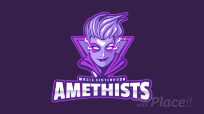 Placeit - Intense Fantasy Gaming Team Animated Logo Generator