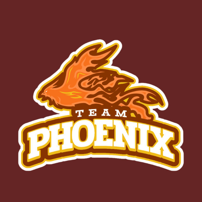 Placeit - Gaming Logo Template Featuring an Angry Phoenix Illustration