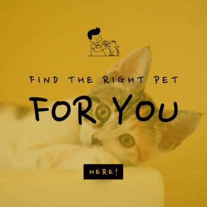 Placeit - Banner Maker with Adopted Cat Graphics
