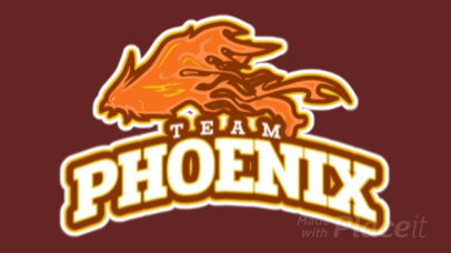 Placeit - Animated Gaming Logo Template Featuring an Angry Phoenix ...