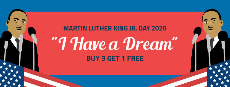Placeit - Facebook Cover Template for a MLK Day Promo