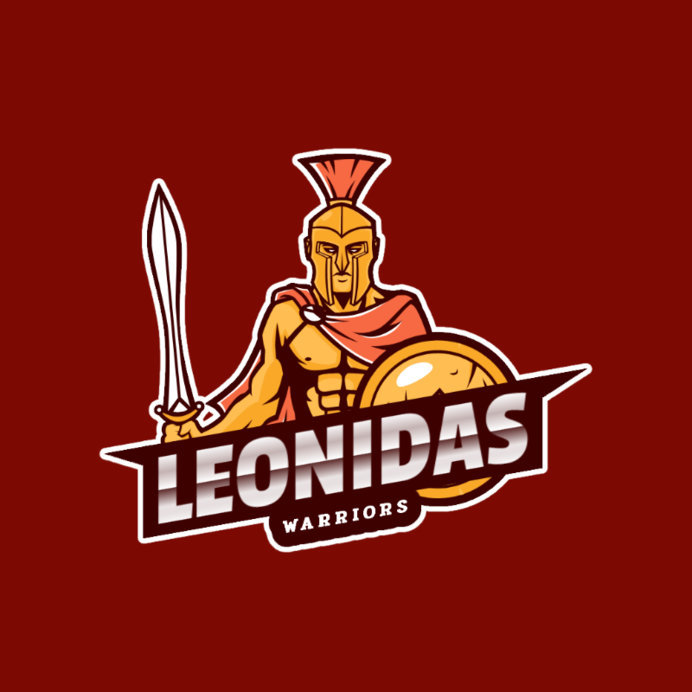Placeit Gaming Logo Creator With A Warrior Character Holding A Sword