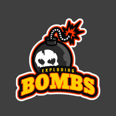 bomb logo design
