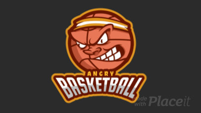 Placeit - Sports Logo Template for Basketball Teams Featuring an ...