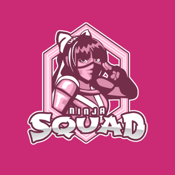Placeit - Logo Creator with a Female Ninja Graphic